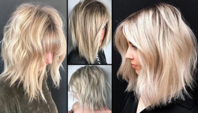 Tagli Capelli Medi Scalati e Sfilati Mossi | *Stile Unico*! – Taglio ...