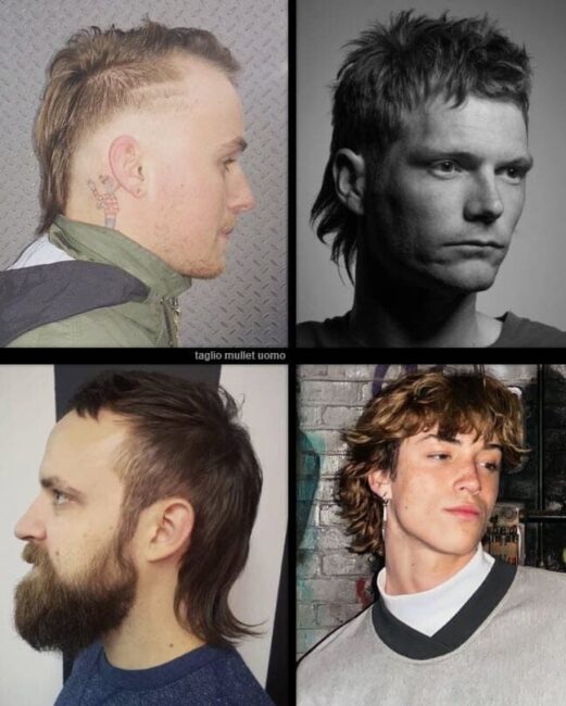 Mullet Uomo | *Rivivi L’audacia Degli Anni ’80!* **2024** – Taglio CapelliT
