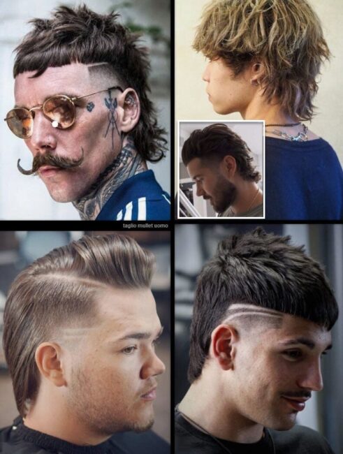 Mullet Uomo | *Rivivi L’audacia Degli Anni ’80!* **2024** – Taglio CapelliT