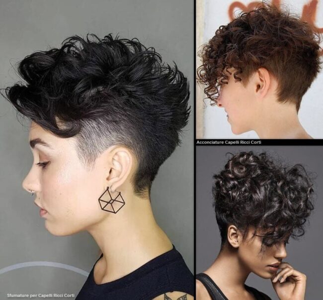 Acconciature Capelli Ricci Corti 🌸 Stili Irresistibili! 🌸 – Taglio CapelliT